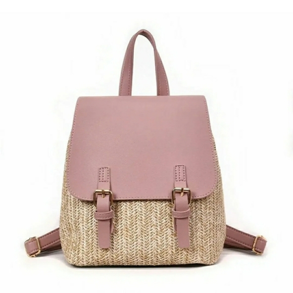 Bags | In The Straw Mini Backpacks Handbagz Pinkcastle | Poshmark